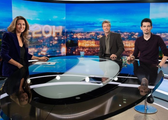 « 20 heures de TF1 » du 15 janvier 2023 : Brad Pitt et Damien Chazelle invités d'Anne-Claire ...