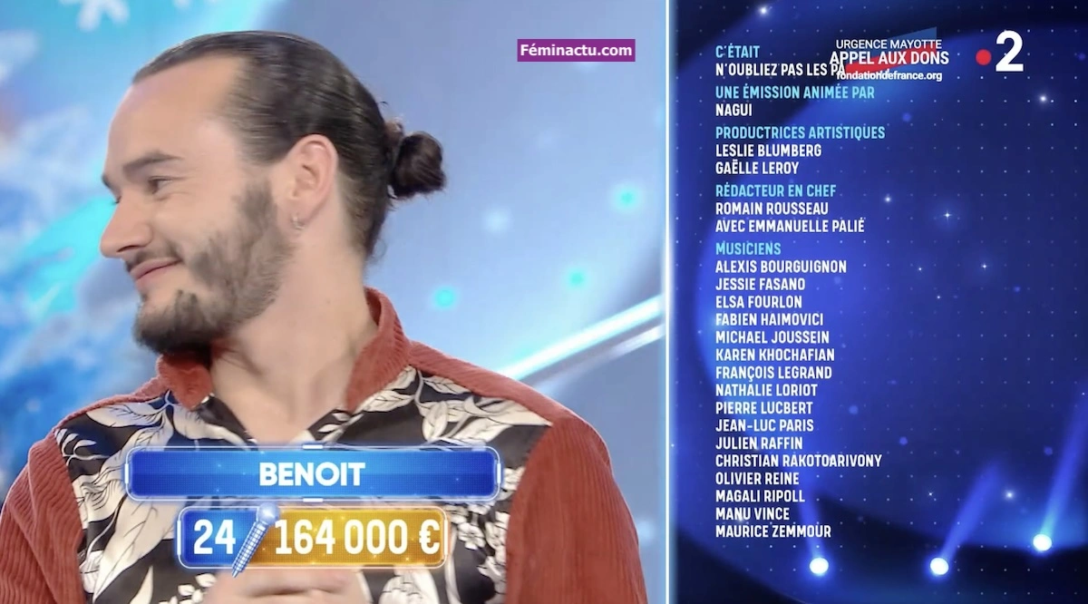 "N'oubliez pas les paroles" du 17 décembre 2024 : Benoît toujours pas qualifié pour les Masters ...